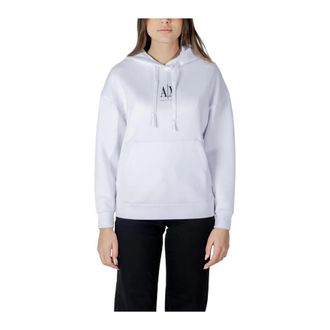A|X Armani Exchange Lang&auml;rmeliges Kapuzen-T-Shirt mit Schlupfverschluss - - Sweatshirts & Hoodies - Damen - Wei&szlig; - S