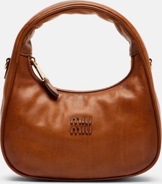 Miu Miu Schultertasche Wander aus Leder