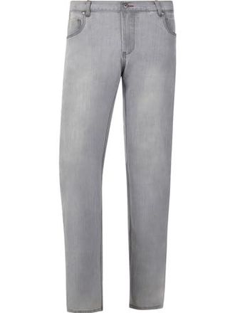 Jan Vanderstorm Homme Jean Taille Basse Seibold Gris Clair, 2XL (XXL) - 62