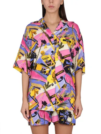 Palm Angels Miami Mix Print Shirt - Multicolor