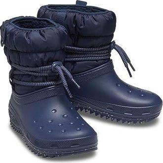 Crocs Femme Classic Neo Puff Luxe Boot W Bottes, Navy, 37/38 EU