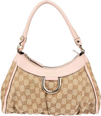 Gucci Crossbody Bags - Gucci GG Monogram Abbey Handbag - Gr. unisize - in Braun - f&uuml;r Damen