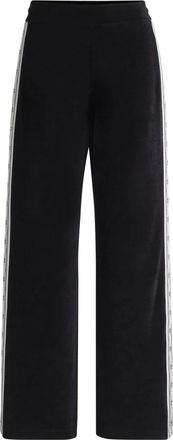 HUGO BOSS Retro Velours Jogginghose mit Logo-Band - - Trousers - Damen - Schwarzk - M