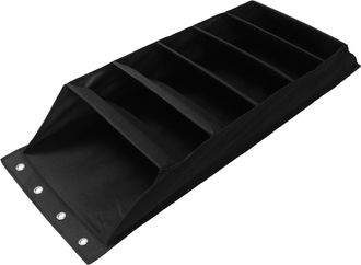 Angoily Tür Hängeorganizer Schuhtasche Mehrschichtig Raumspartürschrank Aufbewahrungstasche für Schuhe Hüte Taschen Schwarz Multifunktional ohne Montage