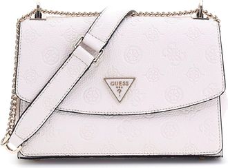Guess Women CRESIDIA CNVRTBLE XBODY Flap Hand Bag, Off White