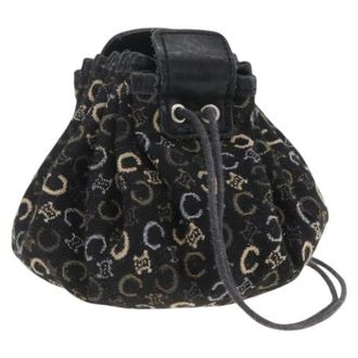 Celine Sac Seau en Toile Pre-owned - Femme - Pre-owned - Bleu - Taille: ONE Size