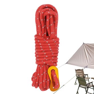 Generico Paracord-Seil f&uuml;r den Au&szlig;enbereich, reflektierendes Campingseil, 4 mm, langlebig und verschlei&szlig;fest, stabile Zeltseile f&uuml;r Wandern, Rucksackreisen, Su