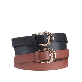 La Redoute Collections Lot De 2 Ceintures Anneau Double