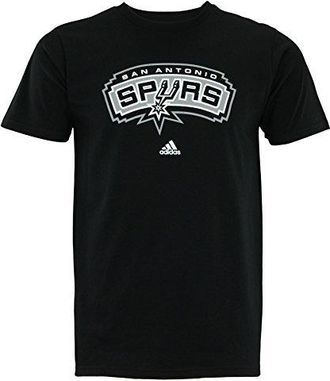 adidas T-shirt San Antonio Spurs Primary Logo Noir - Noir - Small