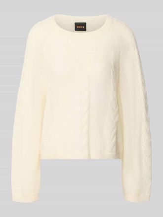Boss Orange by Hugo Boss Regular Fit Pullover aus reiner Baumwolle Modell C_Fypera