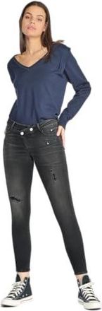 Le Temps Des Cerises Jeans Pulp Slim Meteors 7/8&egrave;me Noir N&deg;1 Push up