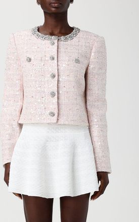 Self Portrait Veste SELF-PORTRAIT Femme couleur Rose