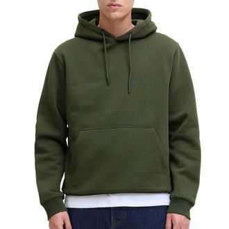 Jack & Jones Male Kapuzenpullover Einfarbig Kapuzenpullover