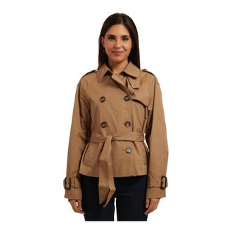 Pennyblack Pbbquiete Cropped Trench - - Coats - Damen - Braun - M