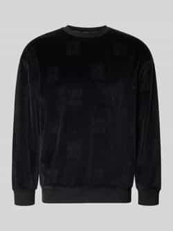 HUGO BOSS Sweatshirt mit Samtstruktur Modell VELORO