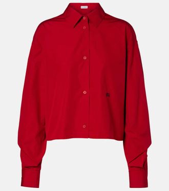 Loewe Cropped-Hemd aus Baumwolle