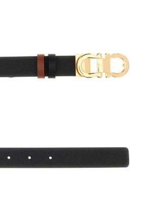 Ferragamo Womens Donna H 25 Neronewcognac Cinture Belt