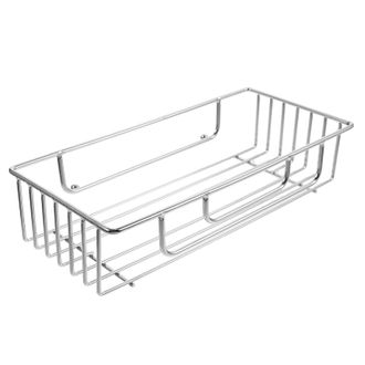 NUOBESTY TOGEVAL Wandmontiertes Edelstahl Duschregal mit Gro&szlig;em Fassungsverm&ouml;gen Badezimmer Eckregal zur Aufbewahrung von Kosmetik und Hygieneartikeln Platzspa