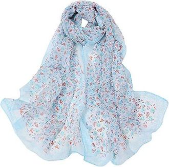 Generic ÉCharpe Chaude Femme Echarpe Hiver Longue Douce à Imprimé Floral Pour ChâLe Foulard Basiques Classique