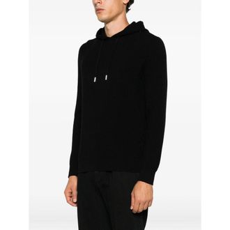 Magazzino Ricambi Ribbed Cotton-Blend Sweatshirt - Black