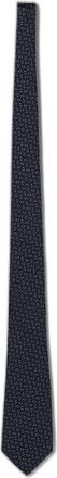 Ermenegildo Zegna Cravate en soie jacquard - unisex - Accessoires - Bleu - Taille: ONE Size