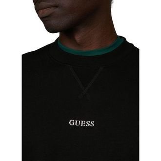 Guess Pull &agrave; logo en coton m&eacute;lang&eacute;