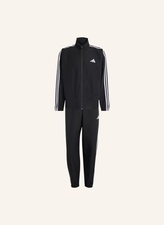 adidas 3-Streifen Woven Trainingsanzug schwarz