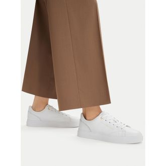 Tommy Hilfiger Sneakers Tommy Hilfiger Th Feminine Cupsole Leather FW0FW09105 Wei&szlig;
