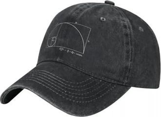 Generic Casquette de Baseball Tendance avec Motif du Nombre dor Fibonacci Casquette &agrave; visi&egrave;re Chapeau pour Homme Femme Articles Sport et Plein air Cadeaux