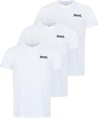 Lonsdale T-Shirt Lonsdale Dreierpack Unterziehshirt Roscommon (Packung, 3er-Pack) Unterziehshirt im praktischen Dreierpack