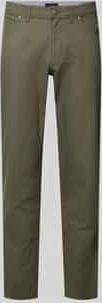 Christian Berg Straight Fit Hose mit Strukturmuster