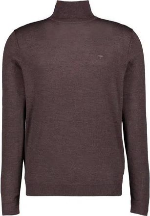 Fynch-Hatton Fynch-Hatton Herren Pullover braun Wolle unifarben