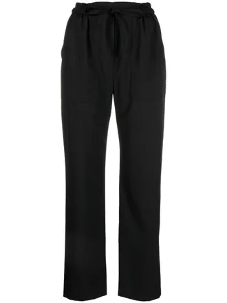 Etro pantalon slim &agrave; taille nou&eacute;e - Noir