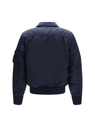 Alpha Industries Flight Nylon with 3M Thinsulate Bomber Jacket - Blue