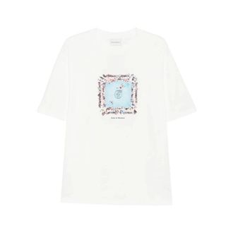 Dr&ocirc;le de Monsieur Boxers Ring T-Shirt - - Tops - Herren - Wei&szlig; - L