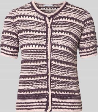 Rich & Royal Cardigan mit 1/2-Arm und Rundhalsausschnitt