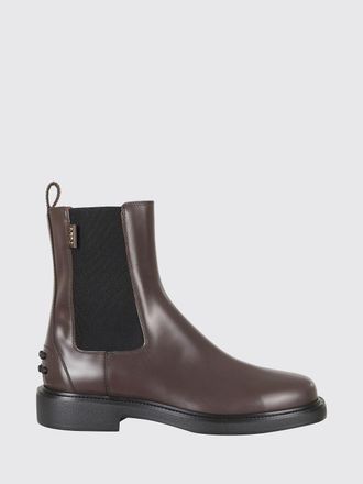 Tod's Bottines Chelsea en cuir de veau avec semelle en caoutchouc