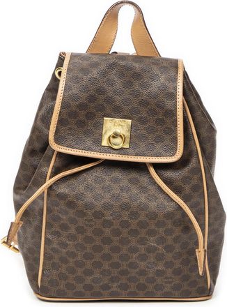 Celine Crossbody Bags - Small Flap Drawstring Backpack - Gr. unisize - in Beige - f&uuml;r Damen