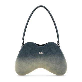 Diesel Double-D Denim Schultertasche - - Bags - Damen - Blau - ONE SIZE