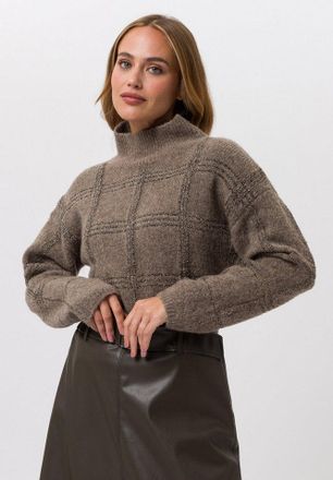 Tuzzi Nero Strickpullover mit Strukturkaro