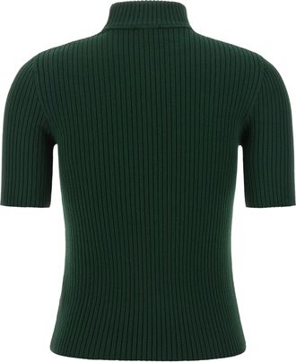 Courr&egrave;ges Reedition Turtleneck - Green