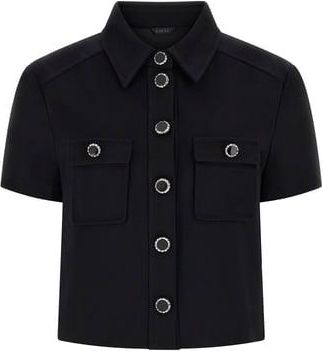 Guess Chemise manche courte &agrave; boutons