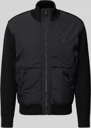 Boss Orange by Hugo Boss Strickjacke mit Label-Patch Modell Kydalbrio