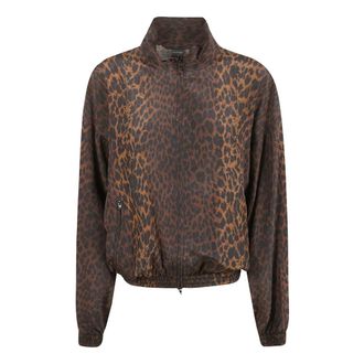 Balenciaga Leopard-print Zip-up Jacket - - Jackets - Damen - Braun - M