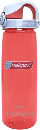 Nalgene Trinkflasche Everyday OTF - 0,65 L (Coral, mit Namensgravur, 0.65)