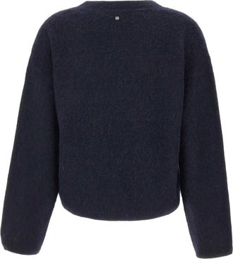 BOSS pull à col v - Bleu