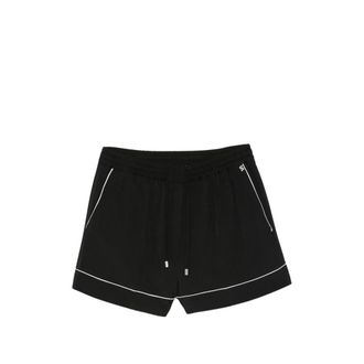 Sportmax Satin Jogger Shorts - - Shorts - Damen - Schwarzk - XS