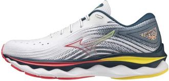 Mizuno Wave Sky 6 Chaussures de Trail Running Femme Blanc/Hibiscus/Buttercup, 40 EU, White Hibiscus Buttercup, 40 EU