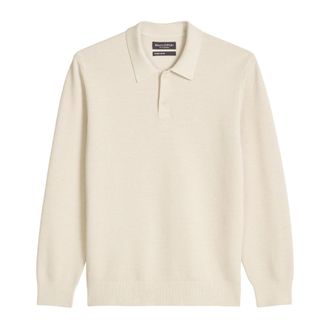 Marc O'Polo Strick-Poloshirt - - Tops - Herren - Beige - M