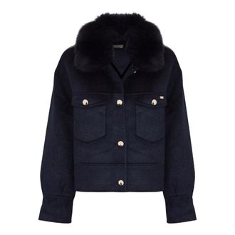 PHO Firenze Kurze Jacke - - Jackets - Damen - Blau - S